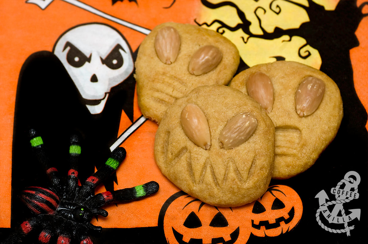 Halloween Shortbread Bloody Fingers & Scary Faces » Coffee & Vanilla