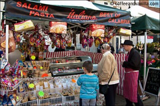 Italian Food Stall at Staines Market - Best of Calabria » Coffee & Vanilla