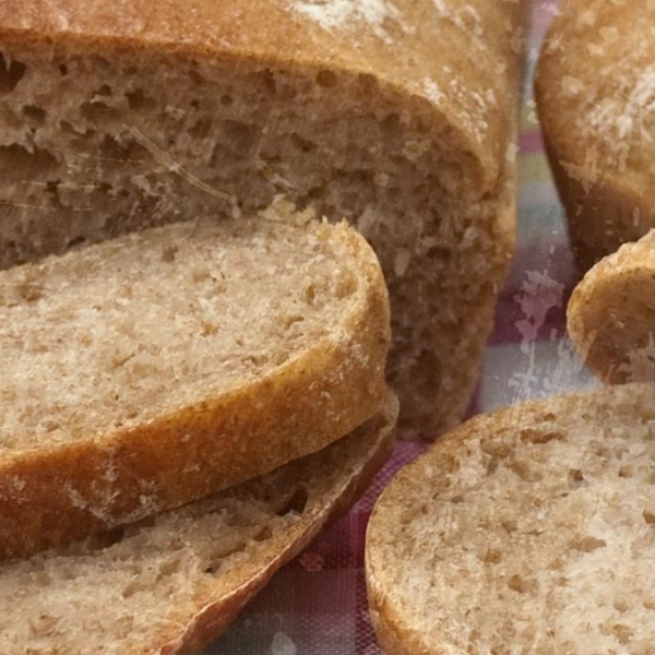 Home Made No-Knead Half Brown Bread Loaf & Rolls » Coffee & Vanilla