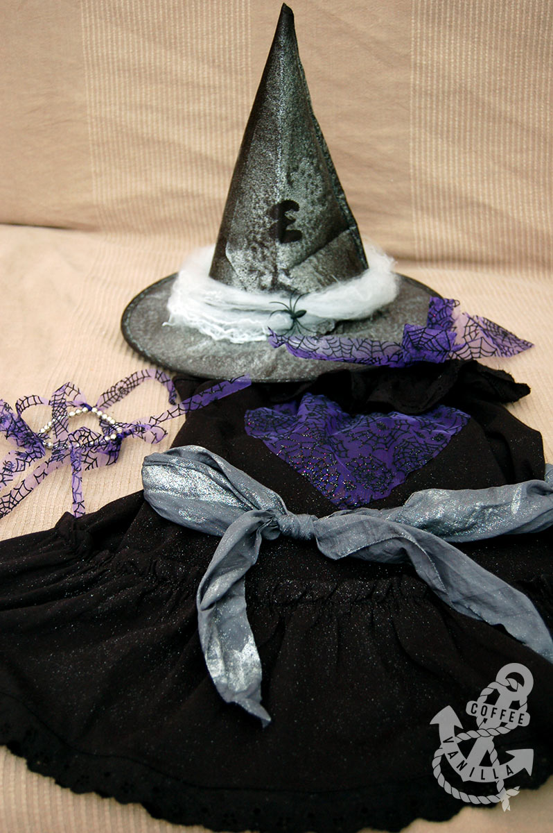 Last Minute DIY Halloween Witch Costumes for Kids » Coffee & Vanilla
