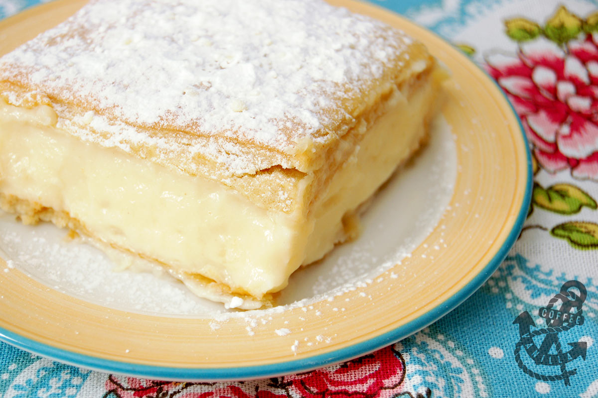Napoleonka - Polish Custard Cream Pie » Coffee & Vanilla