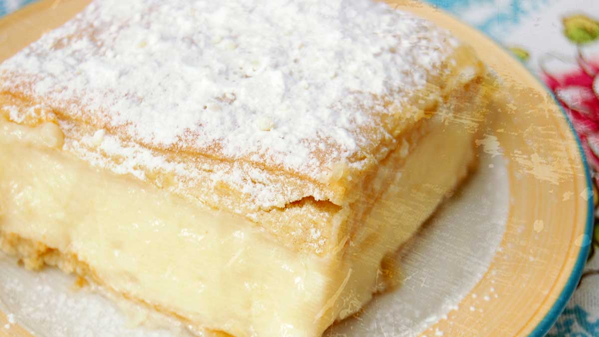 Napoleonka - Polish Custard Cream Pie » Coffee & Vanilla