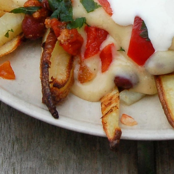 Home-made Oven Baked Fries Supreme / Papas Supreme à la Taco Bell ...