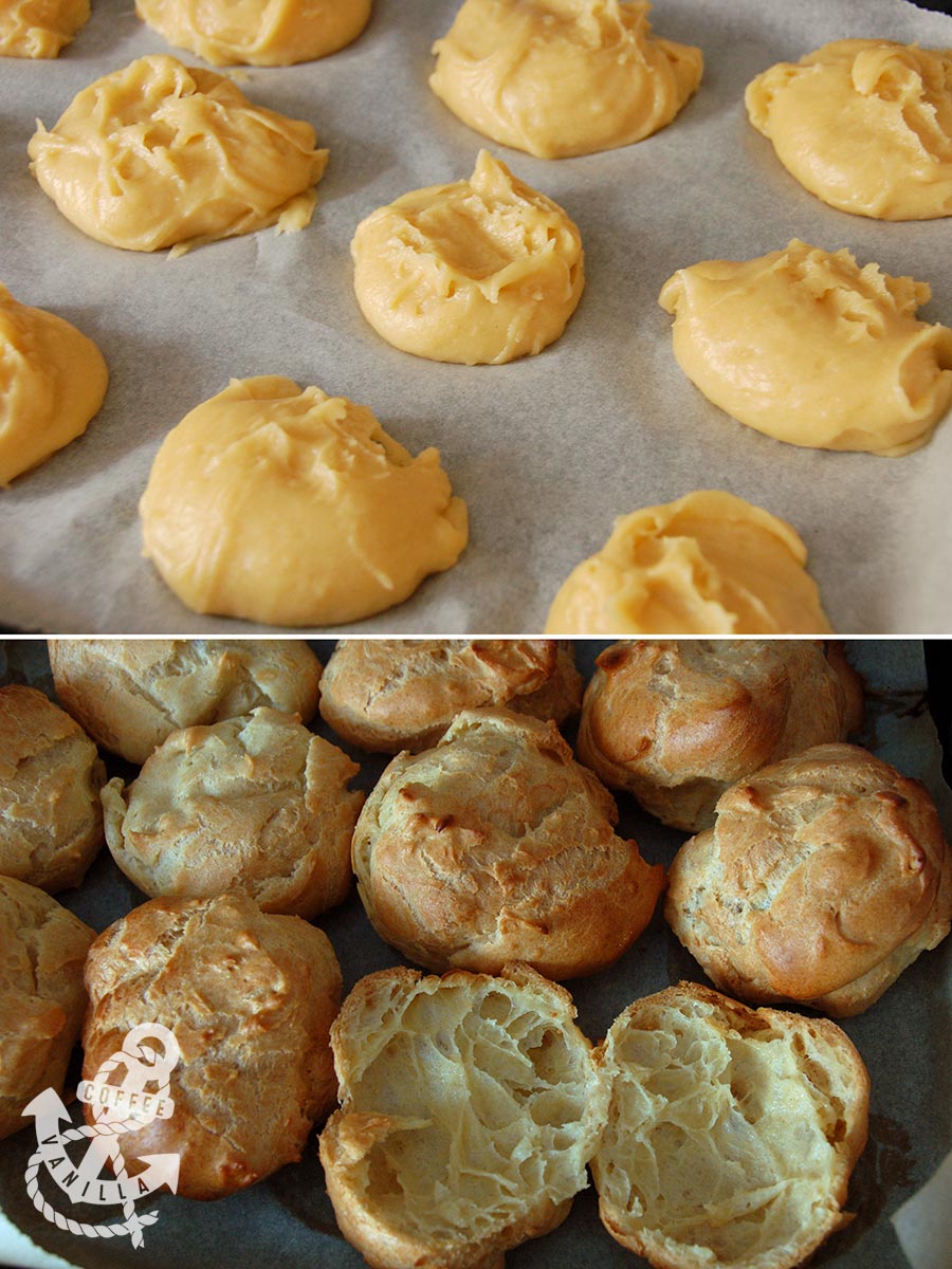 Ptysie / Ptyś - Polish Steamed Dough Pastry Filled with Whipped Cream ...