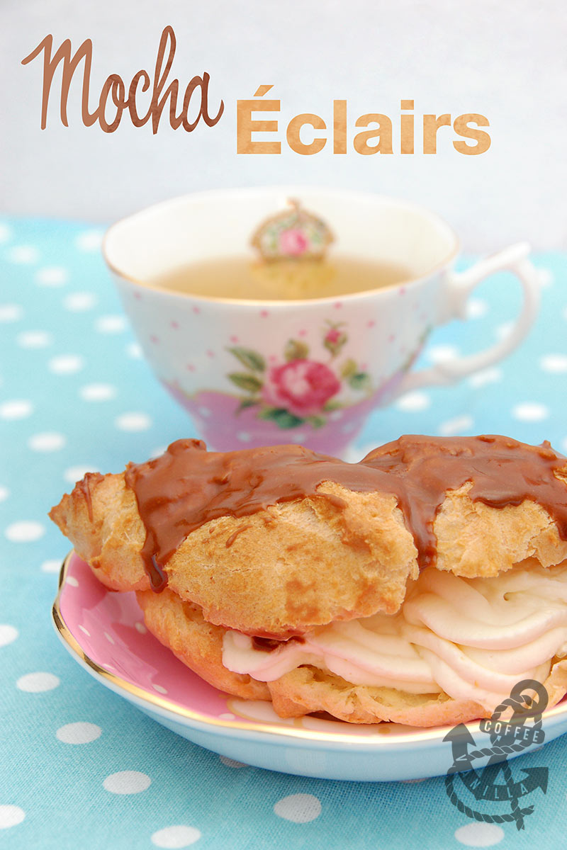 Mocha Éclairs / Eklerki - Mother's Day Treat » Coffee & Vanilla