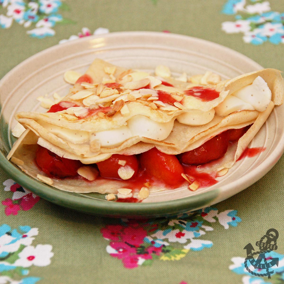 Spiced Sour Plum Crêpes with Vanilla Cream & Toasted Almonds » Coffee ...