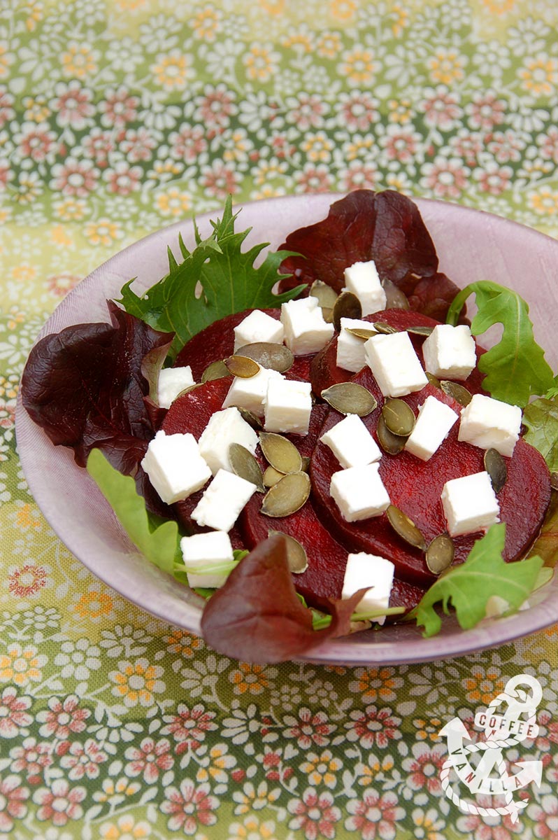 Beetroot Salad with Rocket Leaves, Toasted Pumpkin Seeds and Feta ...