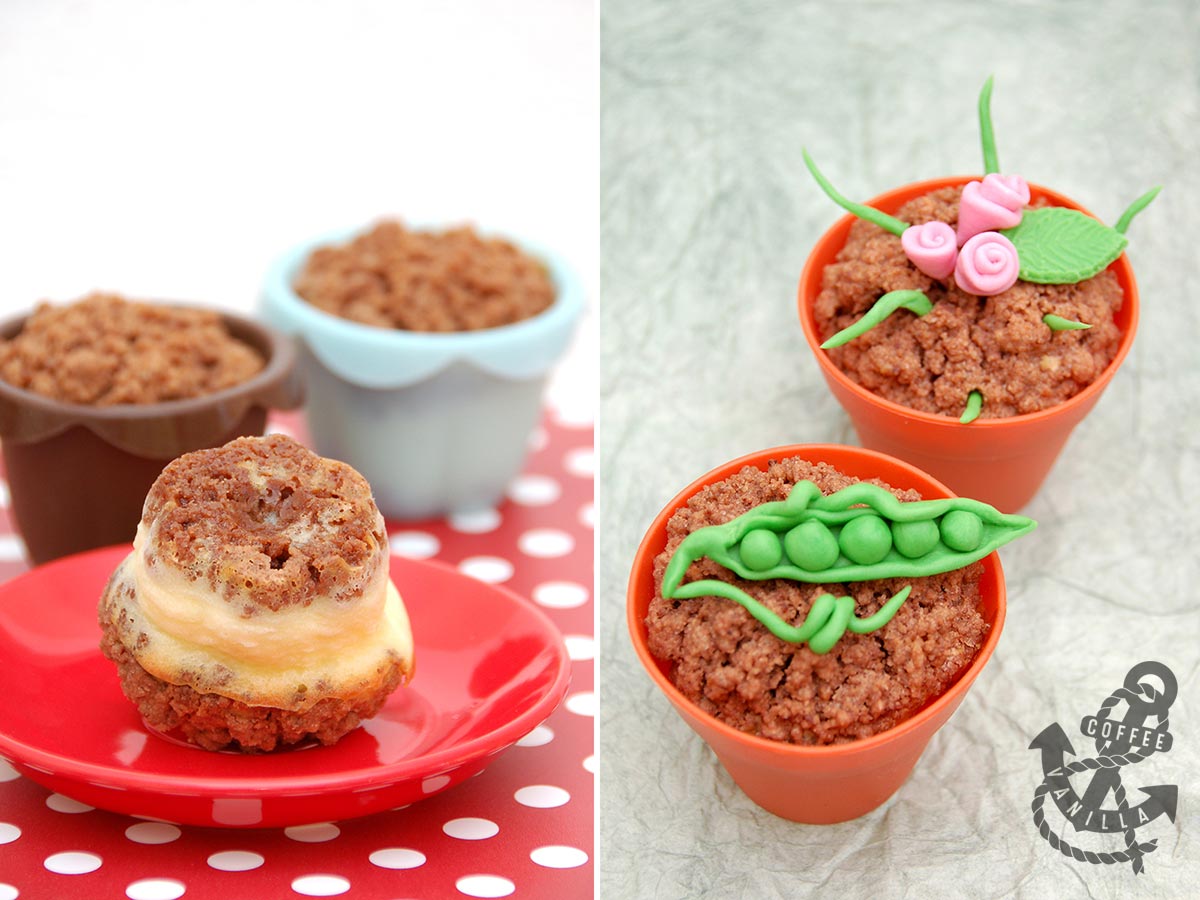 Spring is in The Air - Miniature Flower Pot Cheesecakes » Coffee & Vanilla
