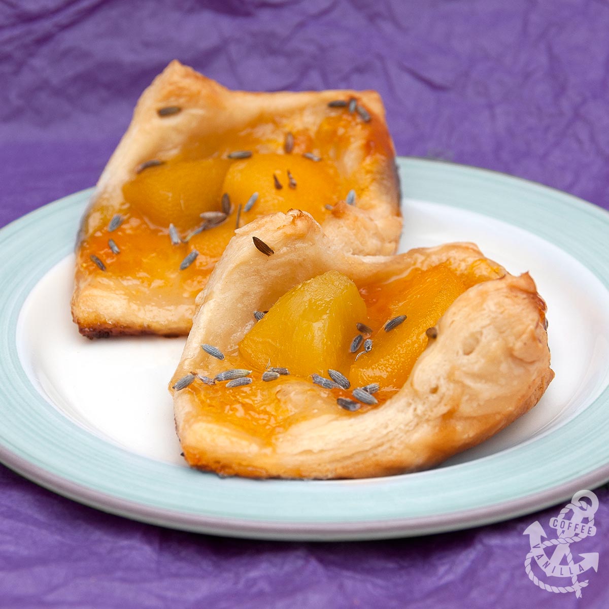 Mini Peach & Lavender Pastries » Coffee & Vanilla