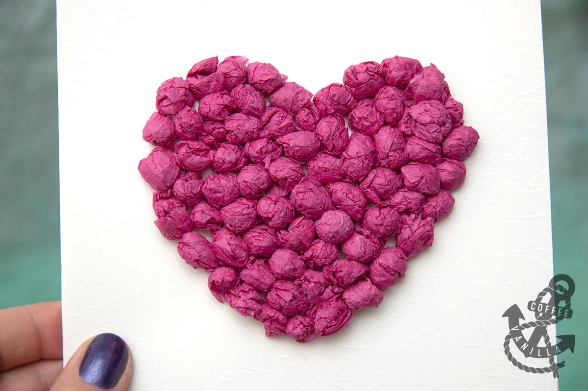 DIY Tissue Paper Cards for Valentine's Day, Mother's Day & Other ...