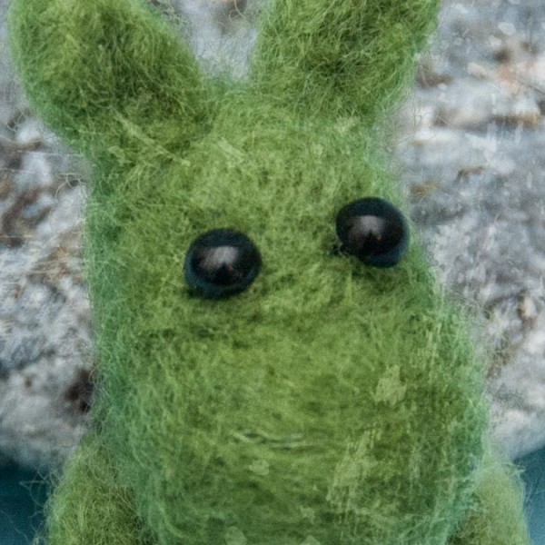 Needle Felted Moomintroll Brooch » Coffee & Vanilla