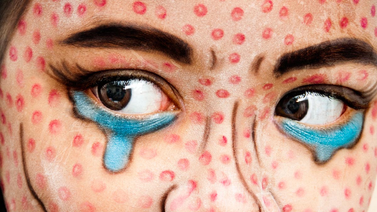 Comic Book Character - Pop Art Make-up Idea » Coffee & Vanilla