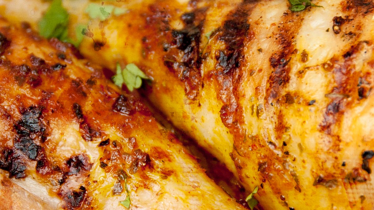 Oven Baked Brazilian BBQ Chicken with Coconut Rice, Mango & Avocado ...