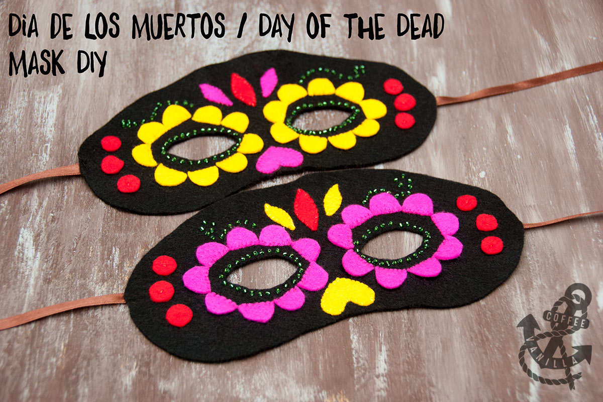 Dia de los Muertos / Day of the Dead Mask DIY & Fancy Dress Outfit for ...