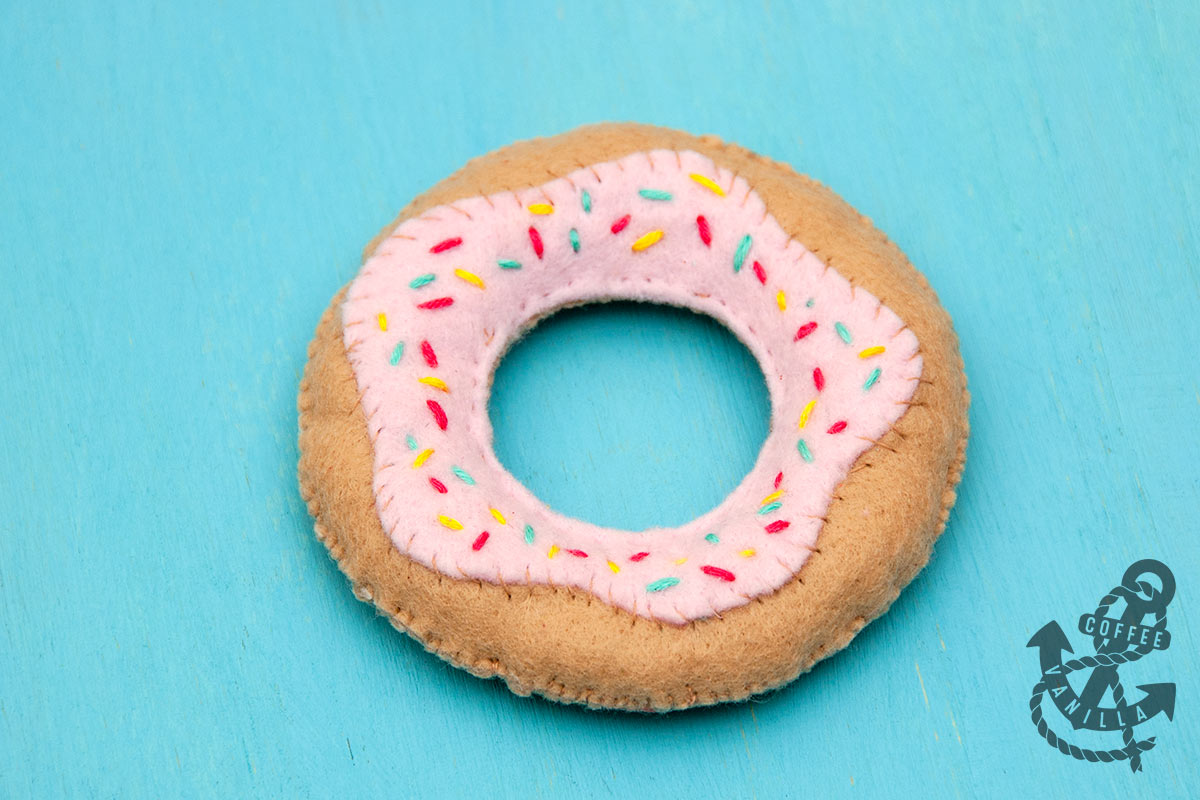 Cute Felt Sweets & Other Foods » Coffee & Vanilla