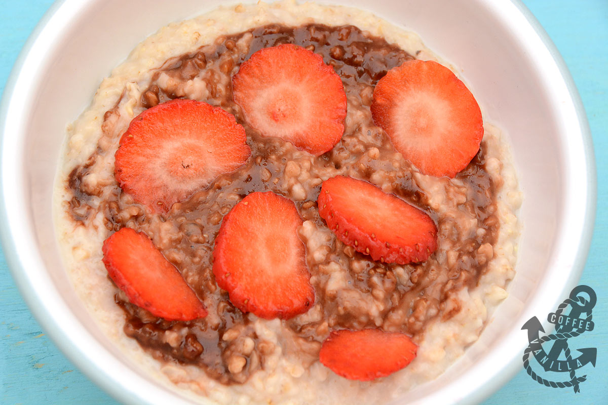 Nutella & Strawberry Oatmeal » Coffee & Vanilla