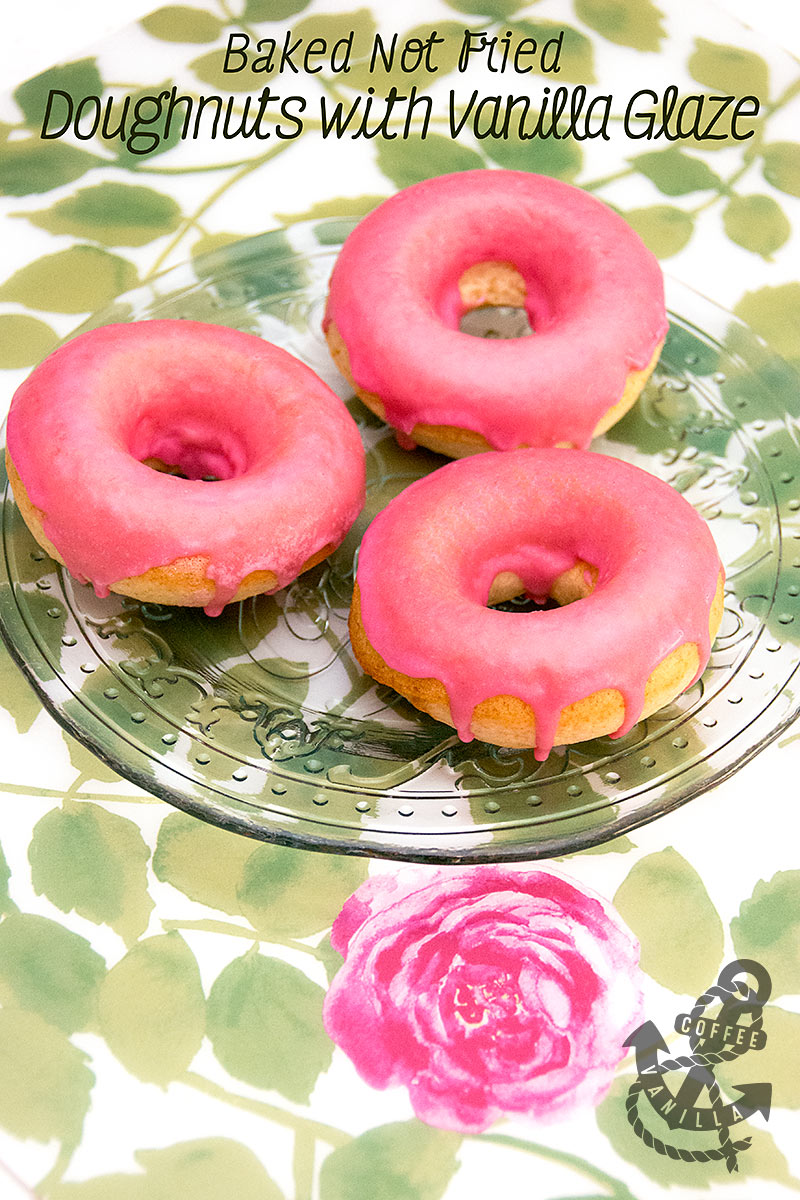 Baked Not Fried Doughnuts with Vanilla Glaze » Coffee & Vanilla