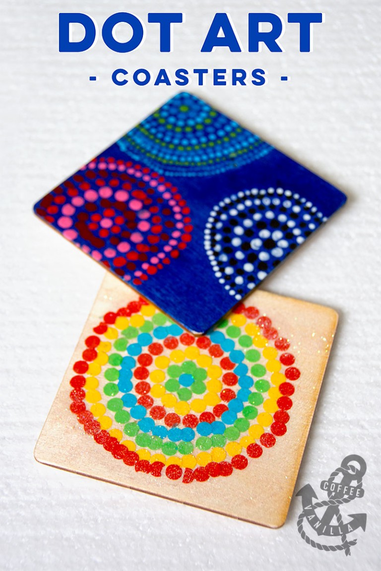 Dot Art Crafts - Two Techniques » Coffee & Vanilla