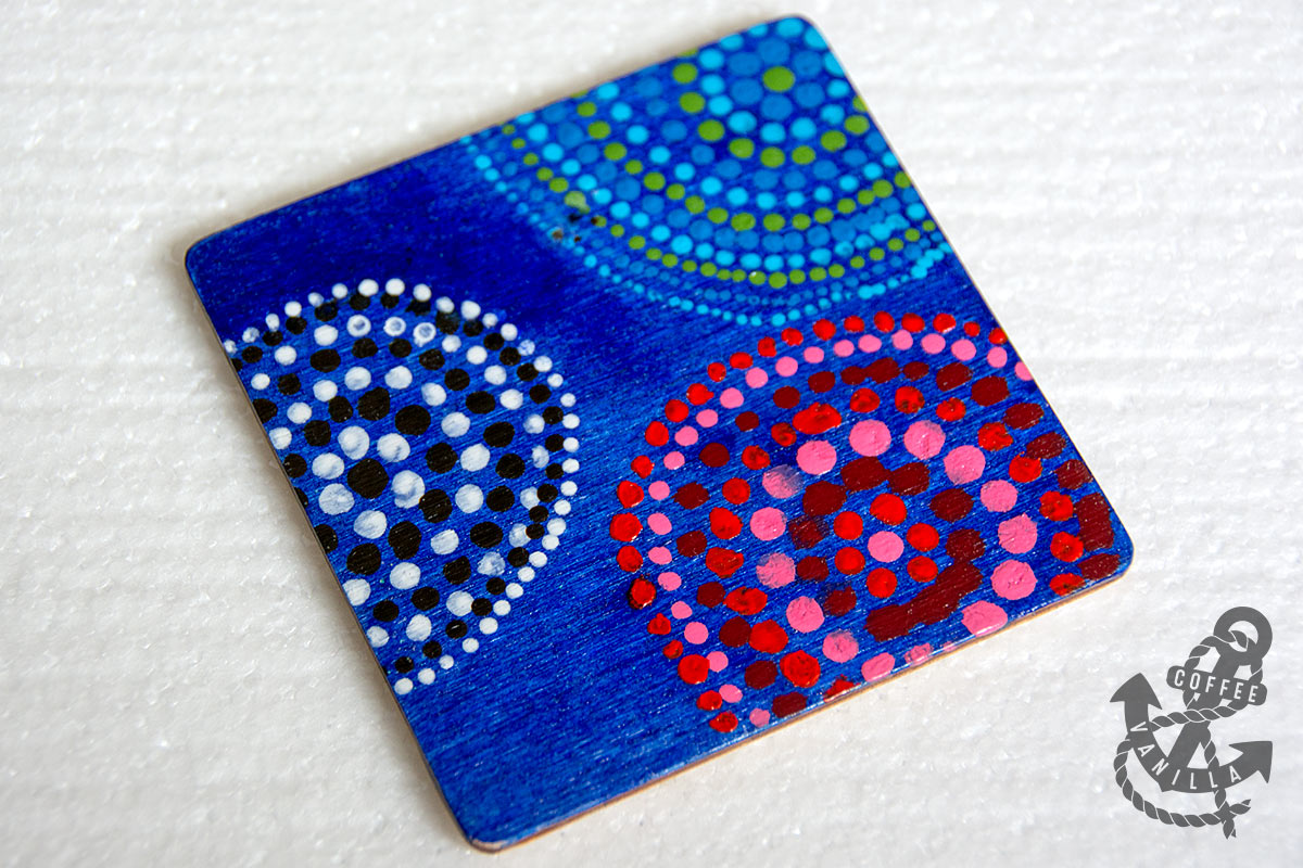 Dot Art Crafts - Two Techniques » Coffee & Vanilla