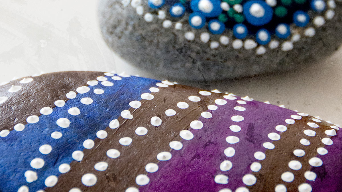 Dot Art Crafts - Two Techniques » Coffee & Vanilla