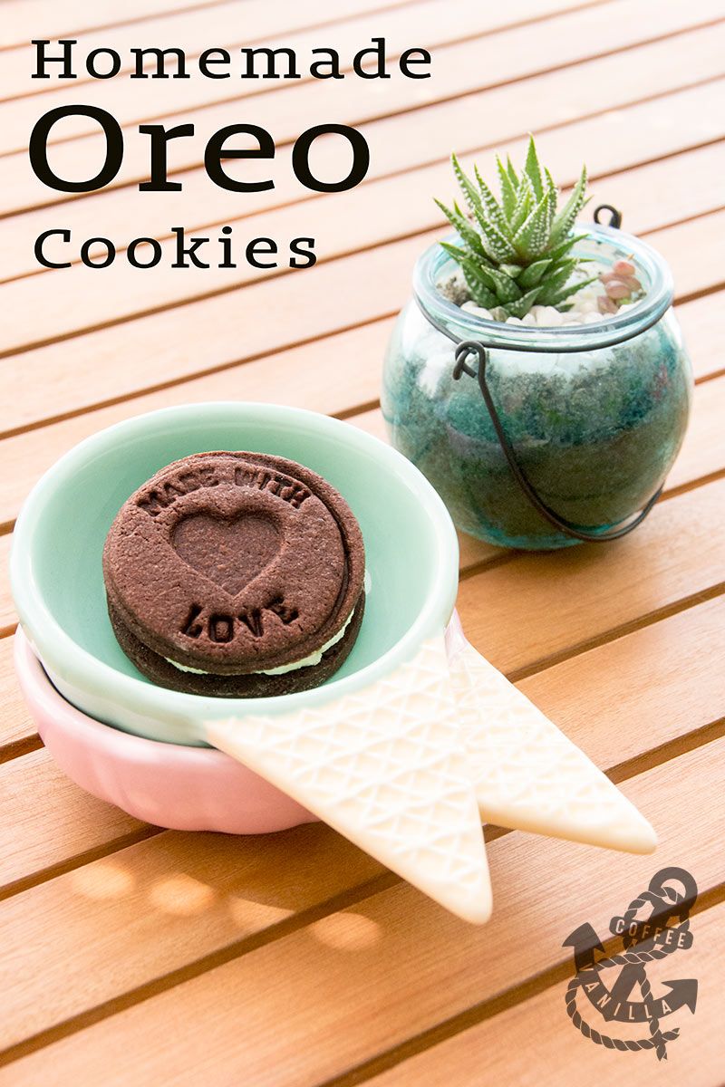 Homemade Oreo Style Chocolate Cookies with Vanilla Buttercream Filling ...