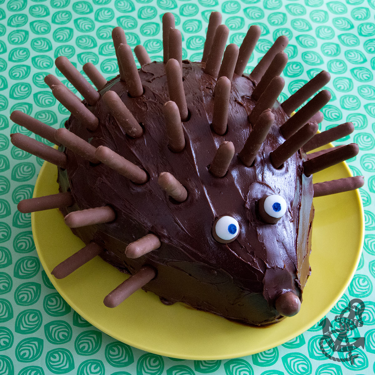 Chocolate Hedgehog with Vanilla Cake Centre - Baking with Kids » Coffee ...
