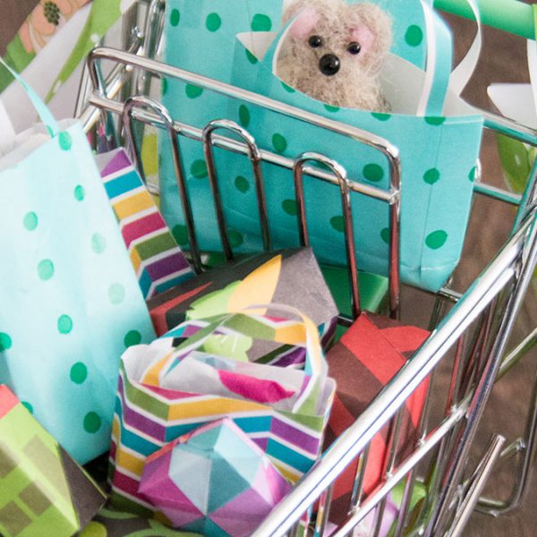 Miniature Shopping Trolley - New Year Countdown Calendar » Coffee & Vanilla