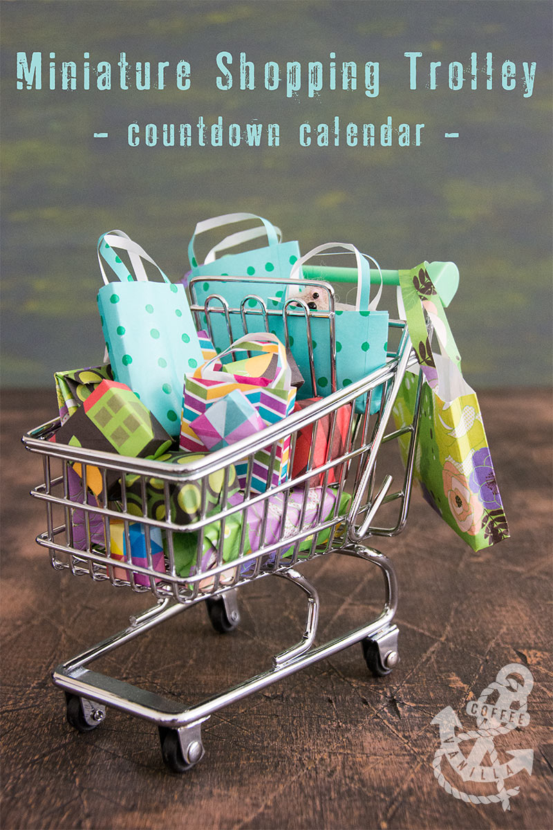 Miniature Shopping Trolley - New Year Countdown Calendar » Coffee & Vanilla