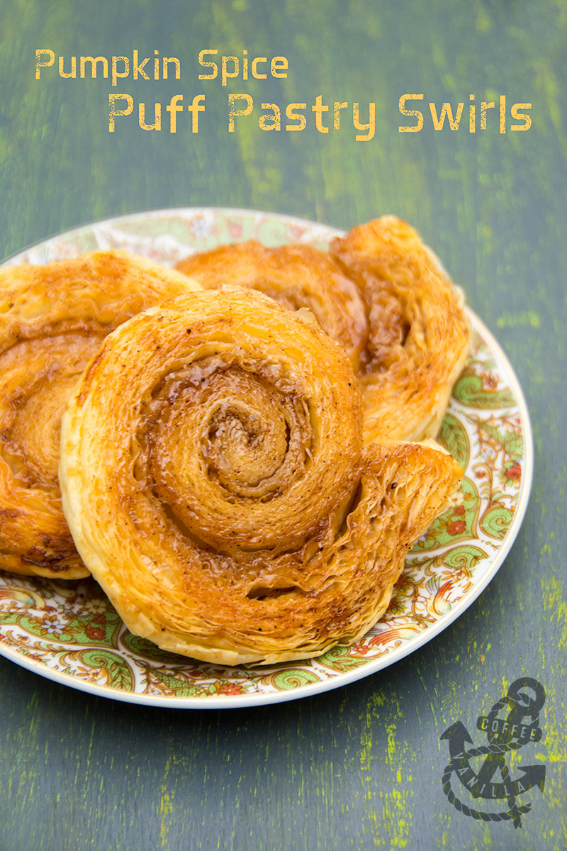 Pumpkin Spice Puff Pastry Swirls » Coffee & Vanilla