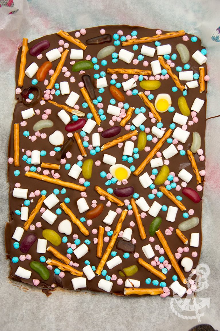 Chocolate Bark with Leftover Sweets » Coffee & Vanilla