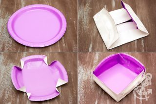 DIY Paper Plate Bake Sale Boxes » Coffee & Vanilla
